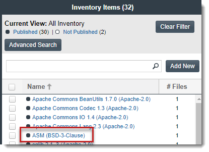 Publishing or Recalling Inventory from the Inventory Details Tab in the ...