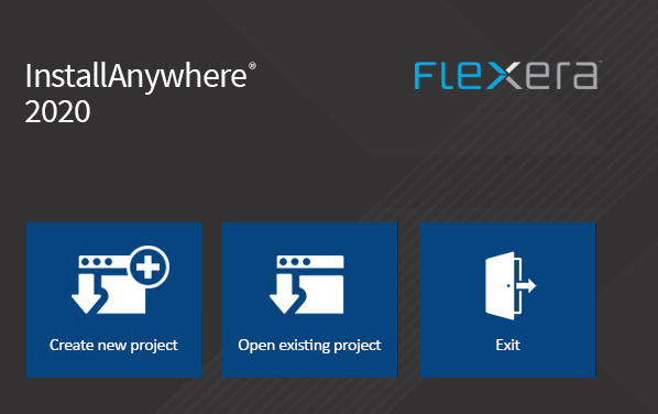 Creating a New InstallAnywhere Project
